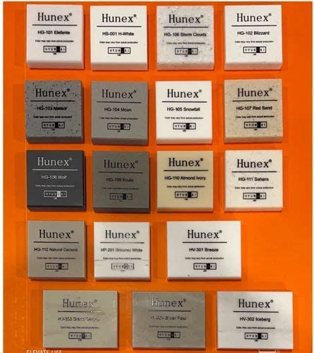Solid Surface Corian Sheet Hunex Solid Surface Corian Manufacturer From Mumbai