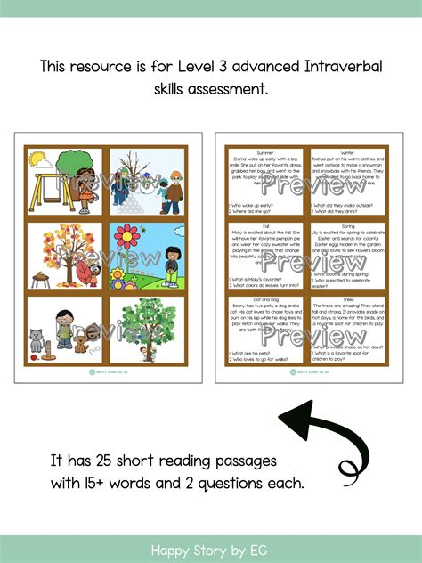 Bundle Intraverbal Skills Reading Comprehension Wh Question Aba Verbal Behavior Made By Teachers