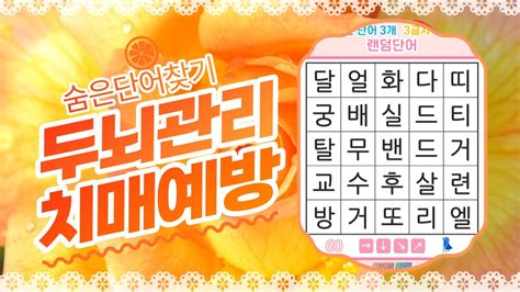 5문제이상 두뇌나이 이팔청춘~ 숨은단어찾기 치매예방 퀴즈 초성퀴즈 단어퀴즈 두뇌운동 뇌건강 치매테스트 기억력