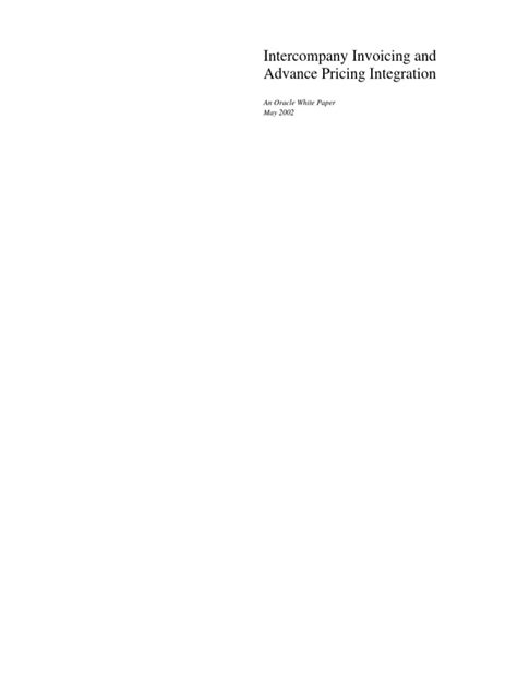 Intercompany Invoicing Pdf Invoice Application Programming Interface