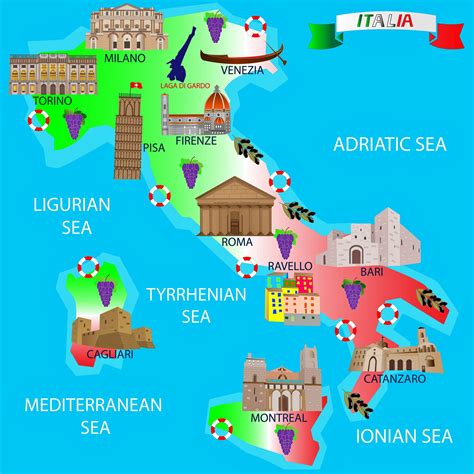 Maps Of Italy Detailed Map Of Italy In English Tourist Map Of Italy