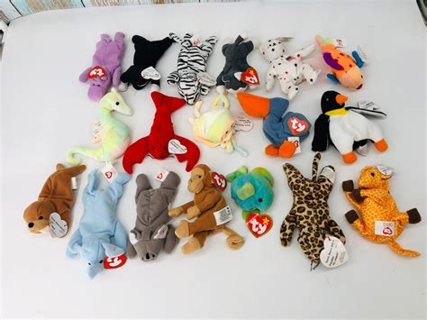 18 Left Vintage Mcdonalds Teenie Beanie Babies 1990s Happy Meal Toys
