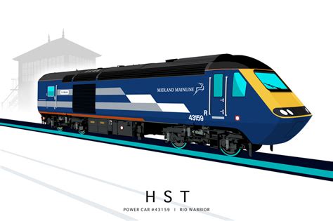 Hst Power Car 43159 Rio Warrior