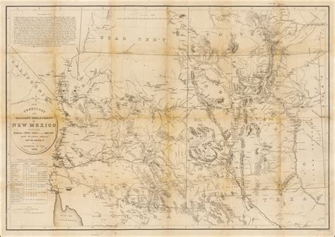 A New Mexico Rarity Rare And Antique Maps