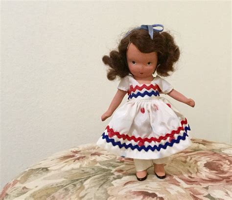 Vintage Nancy Ann Storybook Doll S Brunette Etsy