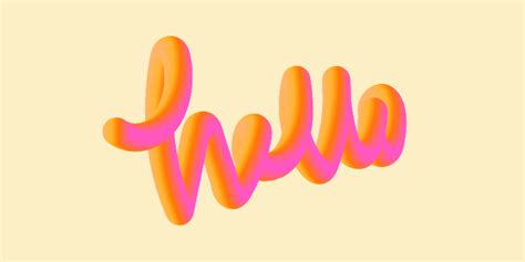 3d Text Logo Illustrator