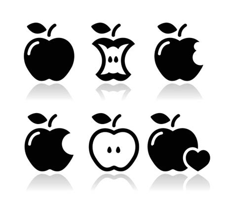 Apple Vector Images Over