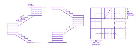 Stair Types Dimensions And Drawings