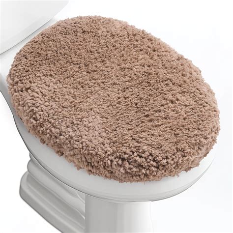 Baahrnom Microfiber Elongated Toilet Seat Cover 19 5x 15