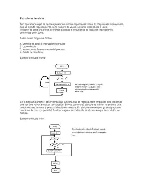 Estructuras Iterativas Pdf Programa De Computadora Programación