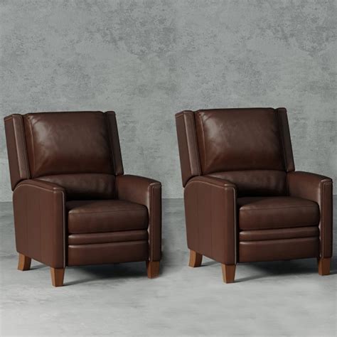Connor Espresso Power Cordless High Leg Recliner W Power Headrest Set