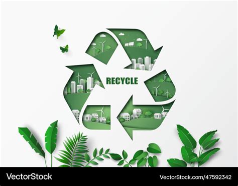 Recycle And Environment Royalty Free Vector Image