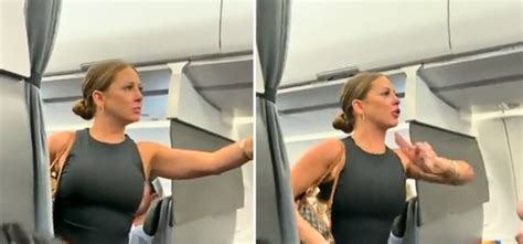 Karen Video Woman Claims To See Someone Not Real Delays Plane