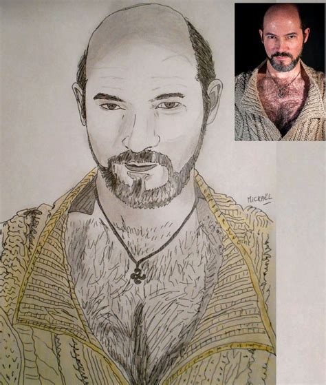 Gérôme Ordono Sketches Male Sketch Portrait