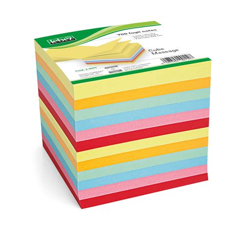 Coloured Sheets Glued Block Lebez