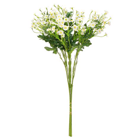 Künstliche Kamille Weiß 58cm 4er Set Floristik24