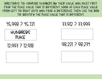 Comparing Numbers Google Classroom Distance Learning TpT