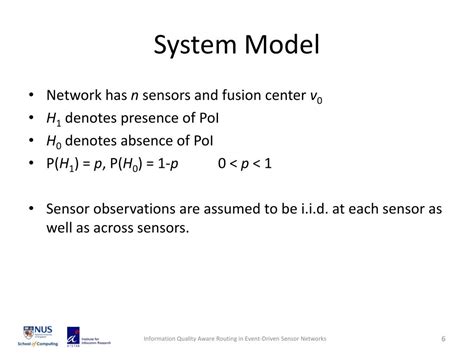 Ppt Information Quality Aware Routing In Event Driven Sensor Networks Powerpoint Presentation