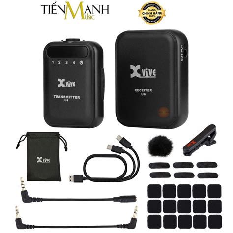 Chính Hãng Micro Xvive U6 Wireless 1 Phát 1 Thu Không Dây Mic Không