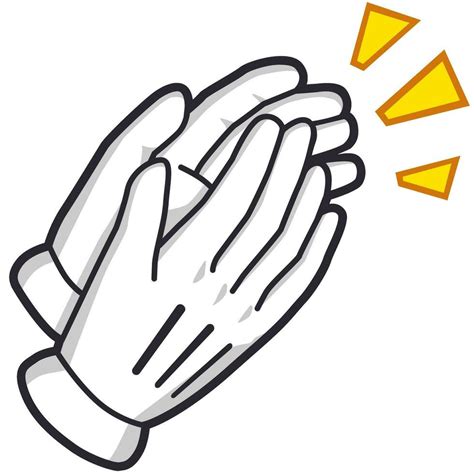 Clapping Hand Emote 36143929 Vector Art At Vecteezy
