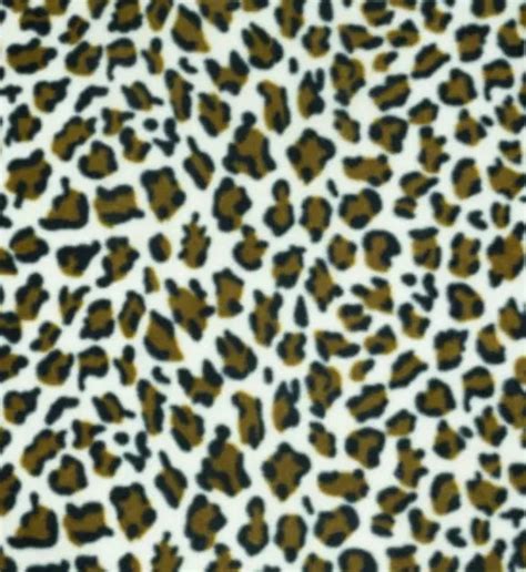 Printed Polar Fleece Fabric Material Snow Leopard £799 Picclick Uk