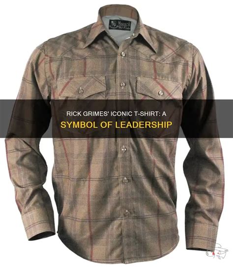Rick Grimes Iconic T Shirt A Symbol Of Leadership Shunvogue