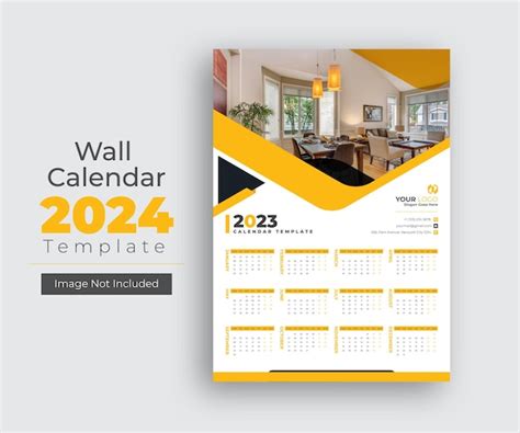 Premium Vector Professional Business Wall Calendar Design Template