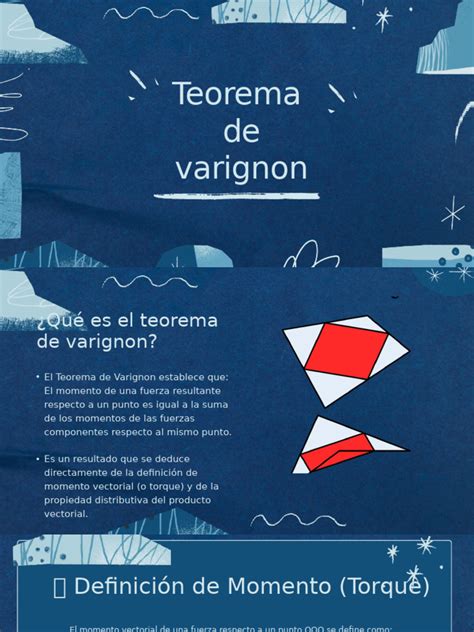 E Xposicion Del Teorema De Varignon Pdf