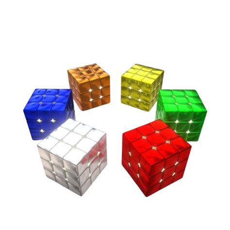 Diy Magnetic Metallic Force Cube Bundle Cyclone Boys Metallic 3x3 Mag