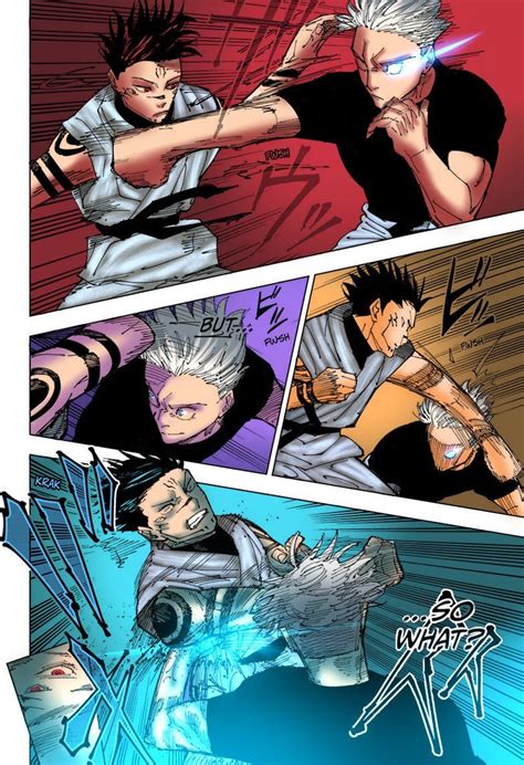 Gojo Vs Sukuna Manga Colored Gojo And Sukuna Manga Colored Gojo Vs
