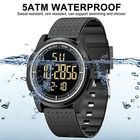 Golden Hour Ultra Thin Minimalist Sports Waterproof Digital Watch Review
