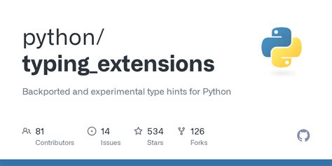 Typing Extensions At Main · Python Typing Extensions · Github
