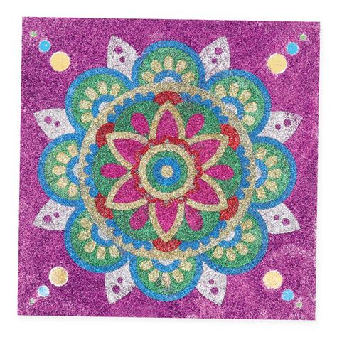 Rangoli Sand Art Sheets Square Pack Of 30 Sand Art Cleverpatch