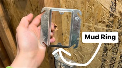 Mud Rings For Electrical Boxes 2 Gang Mud Ring Cover Flat Plate With