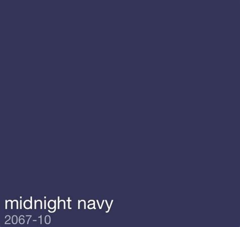 Midnight Navy Benjamin Moore Color For All Mankind Pinterest