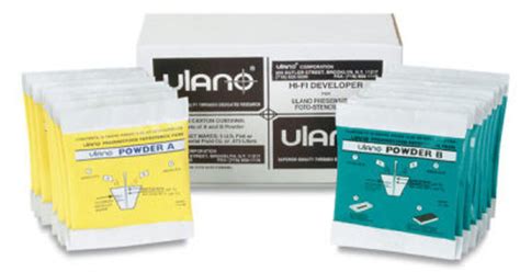 Ulano A And B Developer Powder