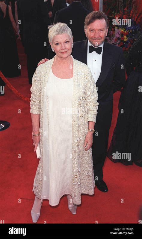 Los Angeles Ca March 22 1999 Actress Judi Dench And Actor Husband