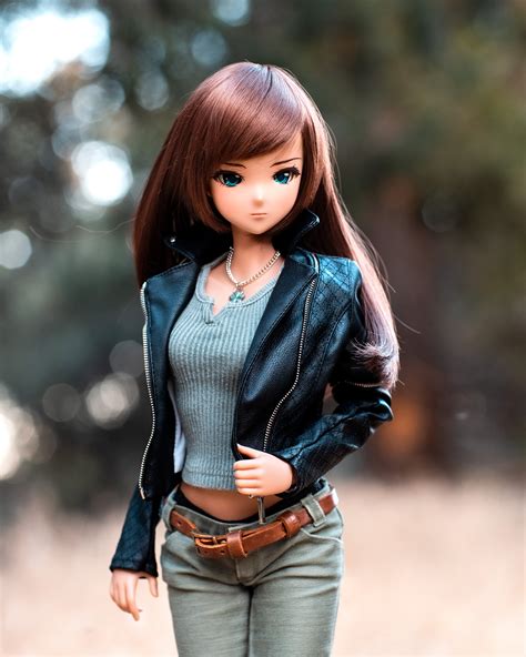 Smart Doll Leather Jacketvest Smart Doll Clothes Craft Supplies