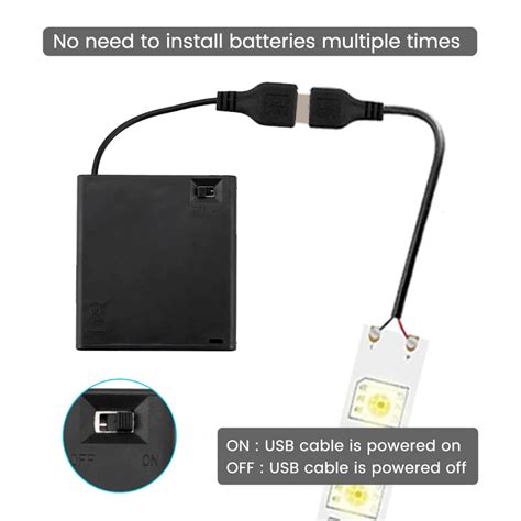 Portable Mini 3 4 X Aa Battery Holder Storage Box Case Usb Power Suppl