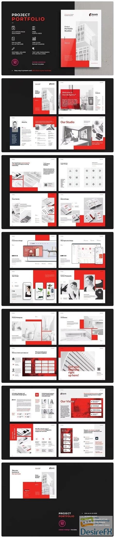 Download Project Portfolio Template DesireFX COM