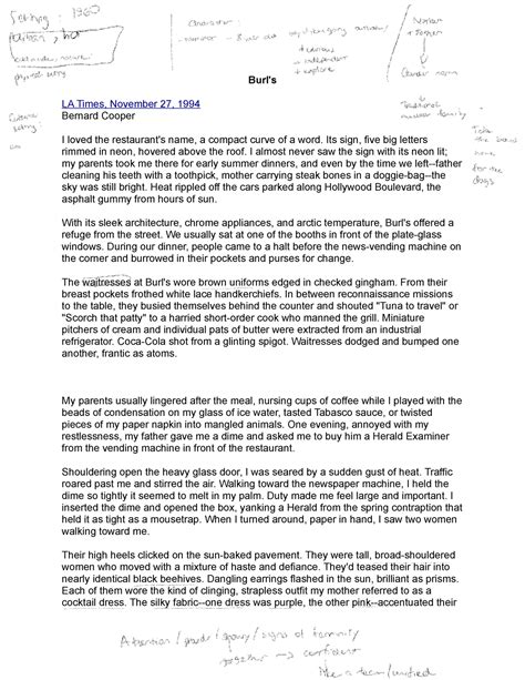 Burls Copy Short Story About Burl Easy To Understand For English Class Burls La Times