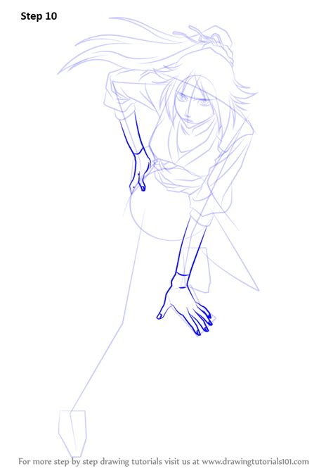 How To Draw Yoruichi Shihouin From Bleach Bleach Step By Step