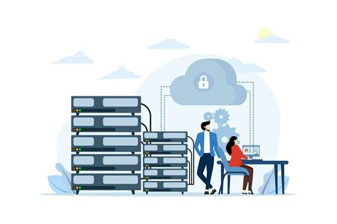 Concept Of Cloud Computing Data Center File Management Cloud Storage