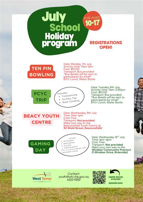 July School Holiday Program