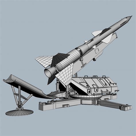 S 75 Missiles Sa 2 3d Model