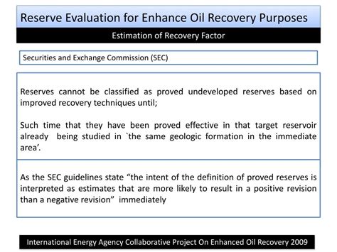 Ppt Reserve Evaluation For Enhance Oil Recovery Purposes Using