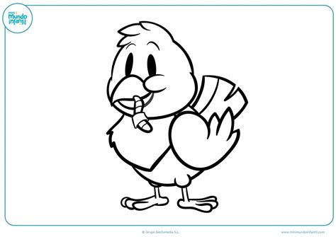Dibujos De Aves Para Colorear Mundo Primaria