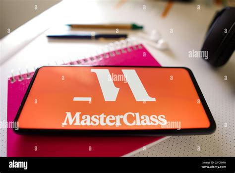 In This Photo Illustration The Masterclass Online Classes Logo Seen