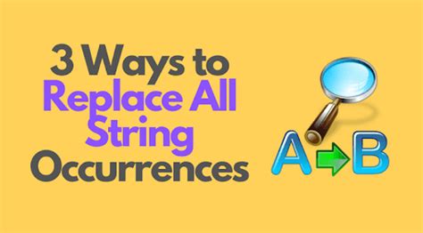 Mastering String Replacement In Javascript