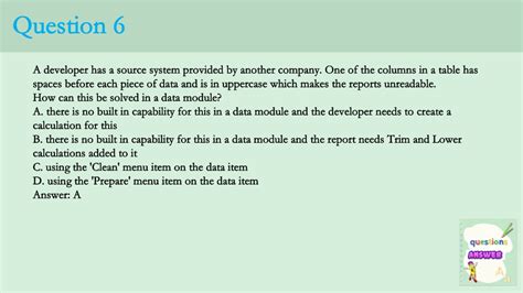 Ppt Ibm Cognos Analytics Developer V111x C1000 065 Exam Questions